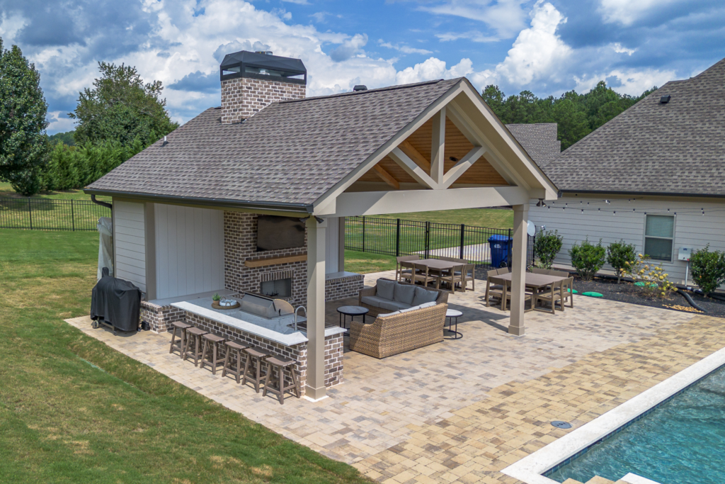 Outdoor Kitchen Cabana - Armor Homes LLC